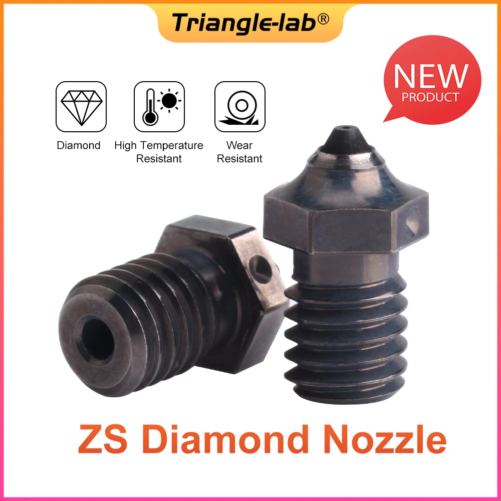 Trianglelab ZS Diamond Nozzle Polycrystalline Diamond PCD Wear ...