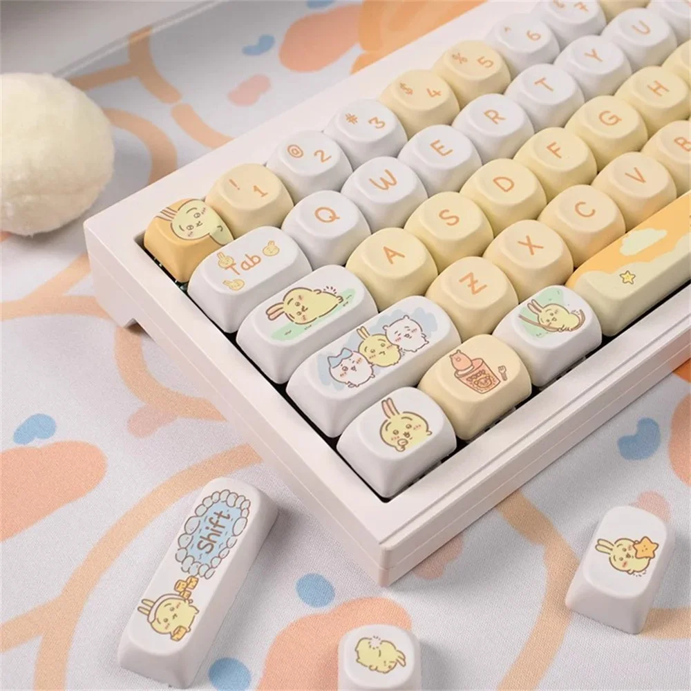 Cute Chiikawa Usagi Keycap Keyboard Decoration - Chiikawa Plush