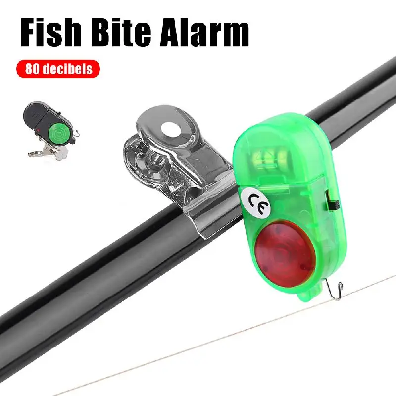 New-Fish-Bite-Alarm-High-Sensitive-Fishing-Alarm-Sound-Bell-LED-Light ...