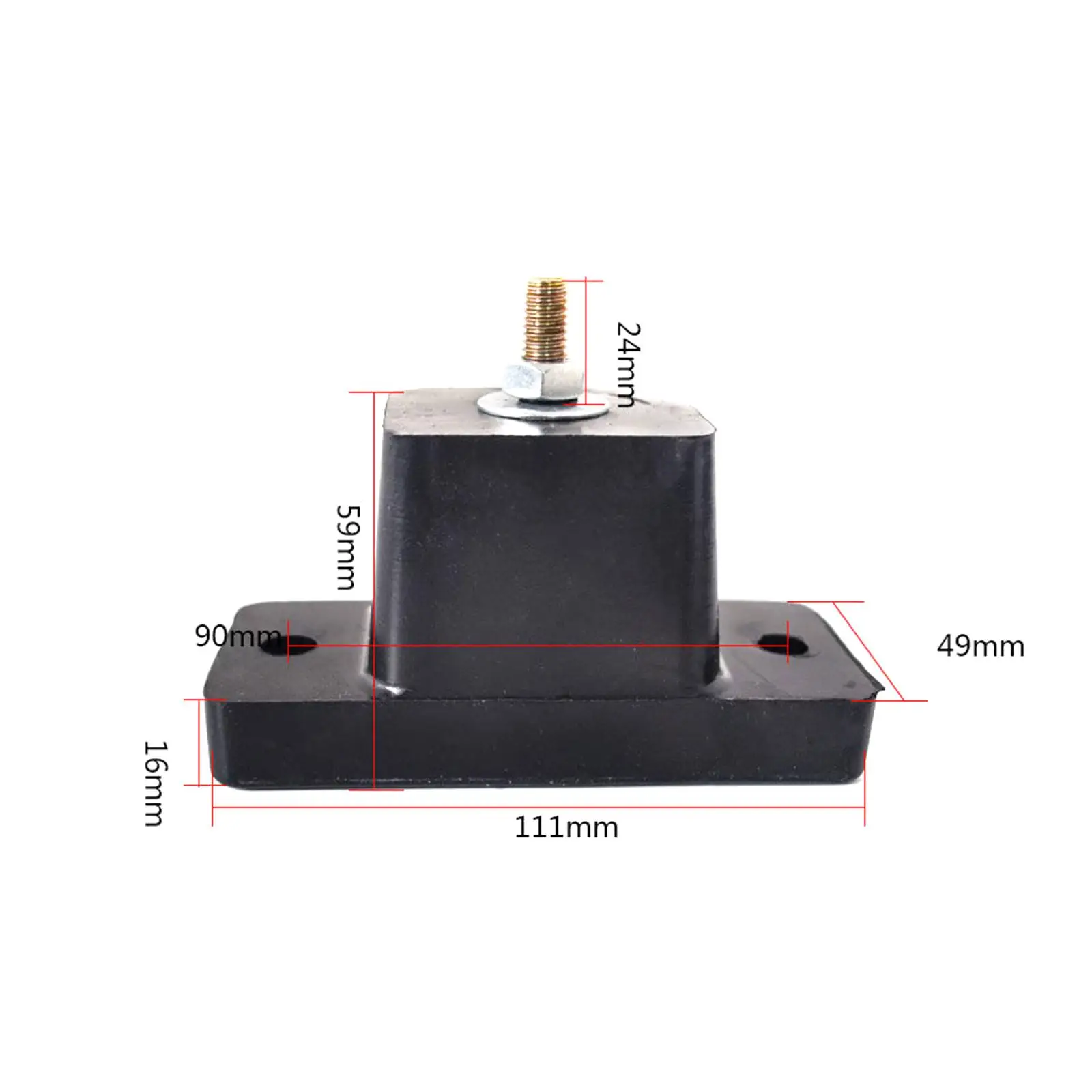 4Pcs-Air-Conditioner-Outdoor-Unit-Anti-Vibration-Pad-Rubber-Mounting ...