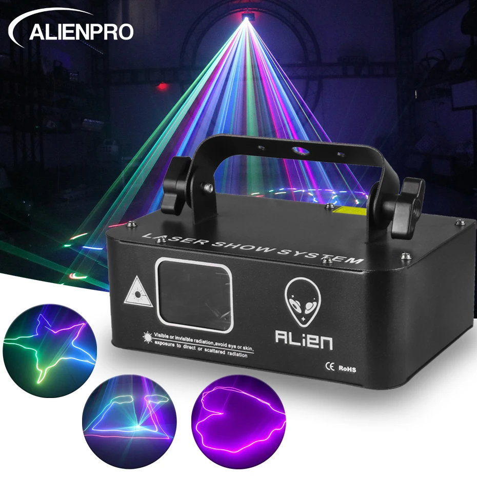ALIEN-500mw-RGB-Laser-Beam-Line-Scanner-Projector-DJ-Disco-Stage-Lighting-Effect-Dance-Party ...