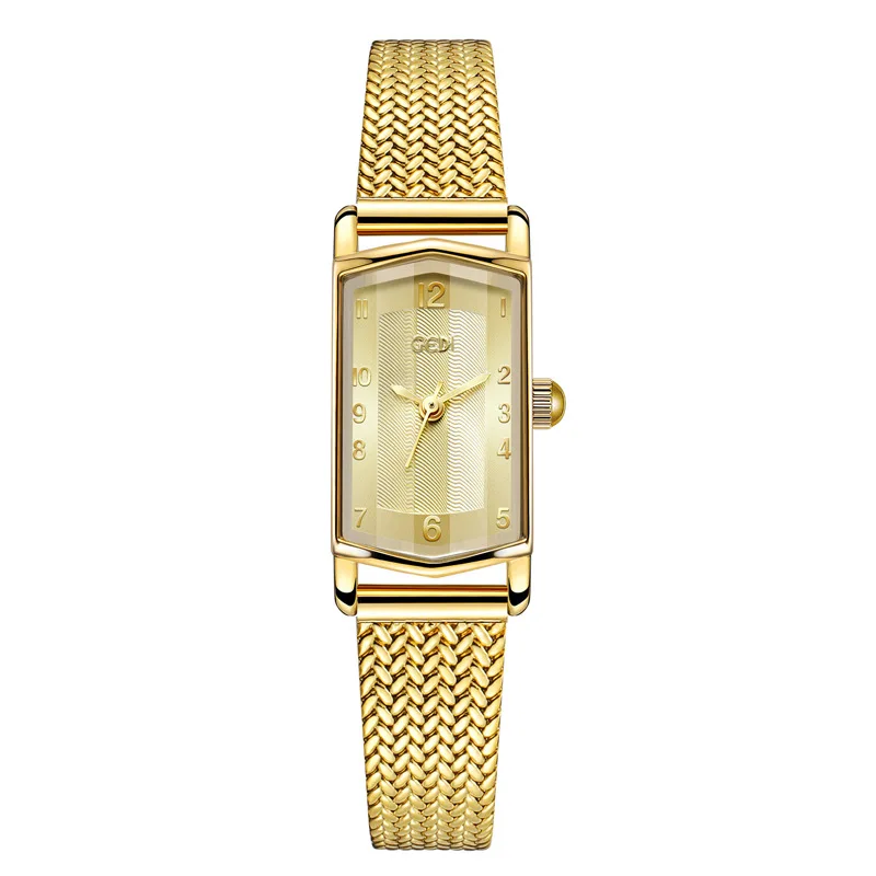 2024 New Fashion Gedi Top Brand Luxury Gold Mesh Steel Vintage ...