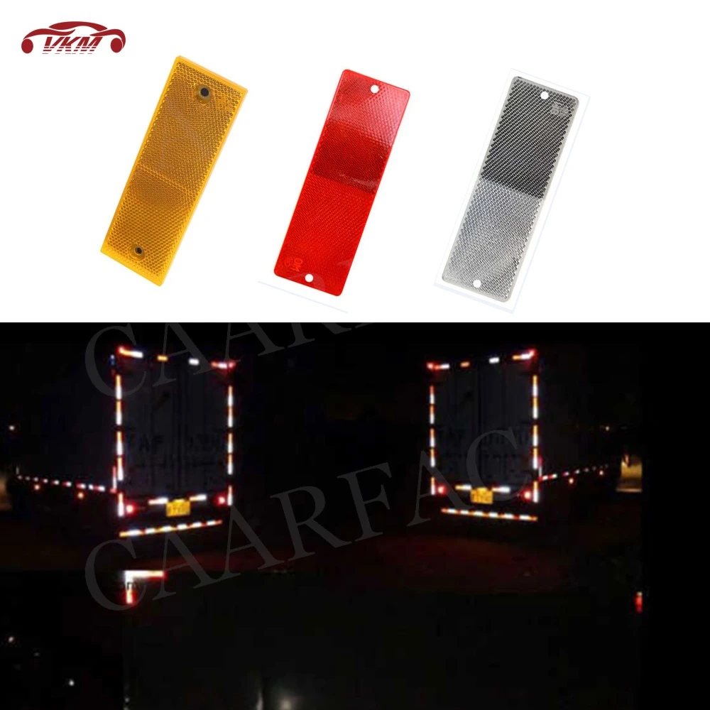 8pcs-Safurance-Bike-Truck-Trailer-Car-Plastic-Reflective-Reflector ...