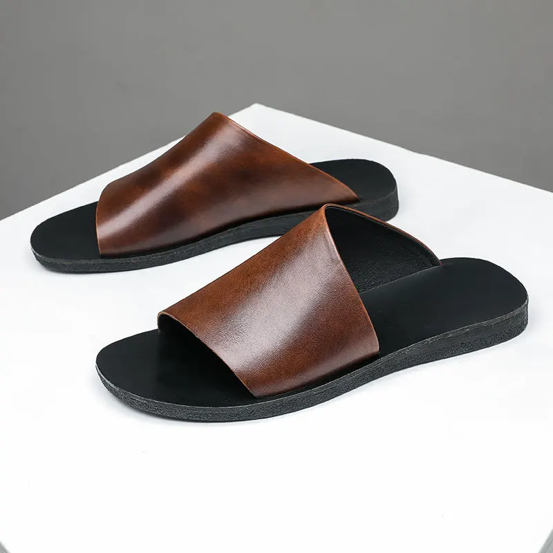Soft-Leather-Slippers-for-Men-2024-Summer-New-Style-Comfortable-Outdoor ...