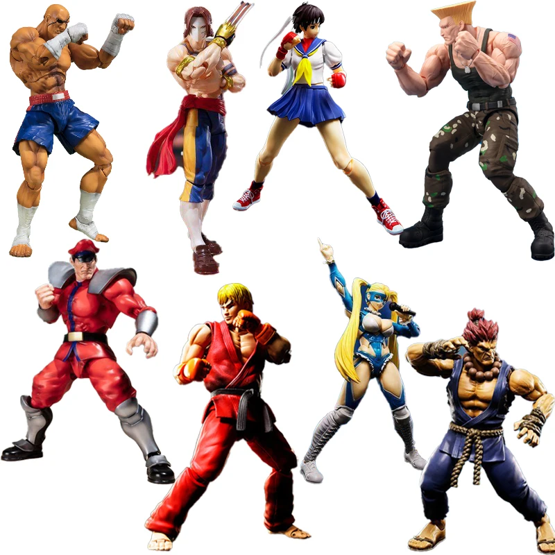 SHF-Bandai-Street-Fighter-Series-Chun-Li-Guile-Vega-M-Bison-Gouki ...