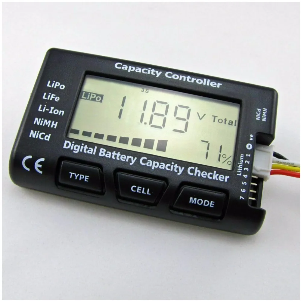 Universal-RC-Cell-Meter-7-Digital-Capacity-LiPo-LiFe-Li-ion-Nicd-NiMH ...