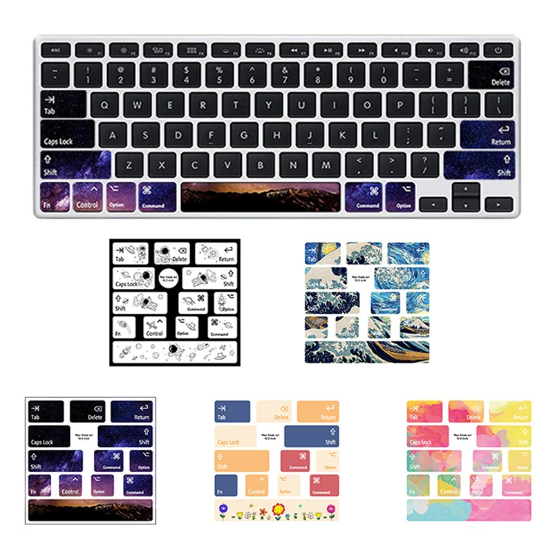 Notebook English Keyboard Sticker Button Sticker For mac air Computer ...