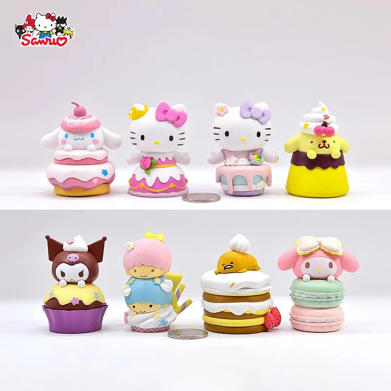 Sanrio Sweetmeats Cake Macaroon Decorative Ornament Hello Kitty Kuromi ...