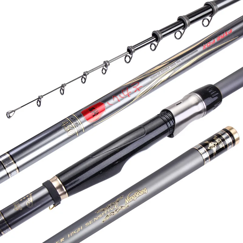 Rock-Fishing-Rod-Carbon-Ultra-Light-Ultra-Hard-Sliding-Float-Shore ...