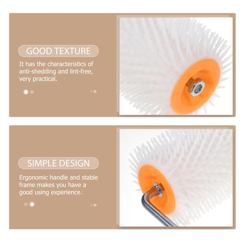 Generic Scroll Wheel Roller Foam Brush Wall ing Plastic S Leveling ked ...