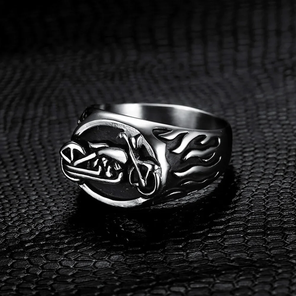 Flame-Shape-Motorcycle-Rings-for-Men-316L-a-o-inoxid-vel-Biker-Ring ...