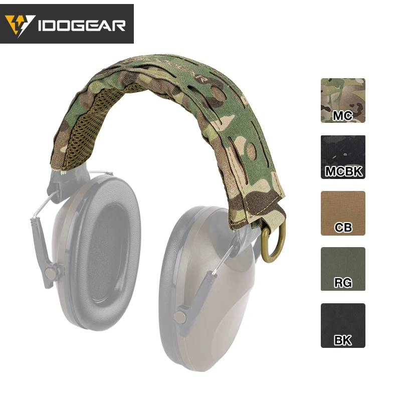 IDOGEAR-Tactical-Headset-Cover-With-D-Buckle-Hanger-MOLLE-Universal ...