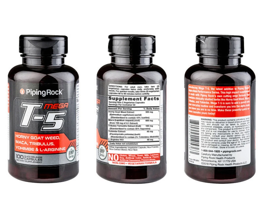 1 Bottle 100 Pills Epimedium Vitality Supplement Tablets for Men - buy ...