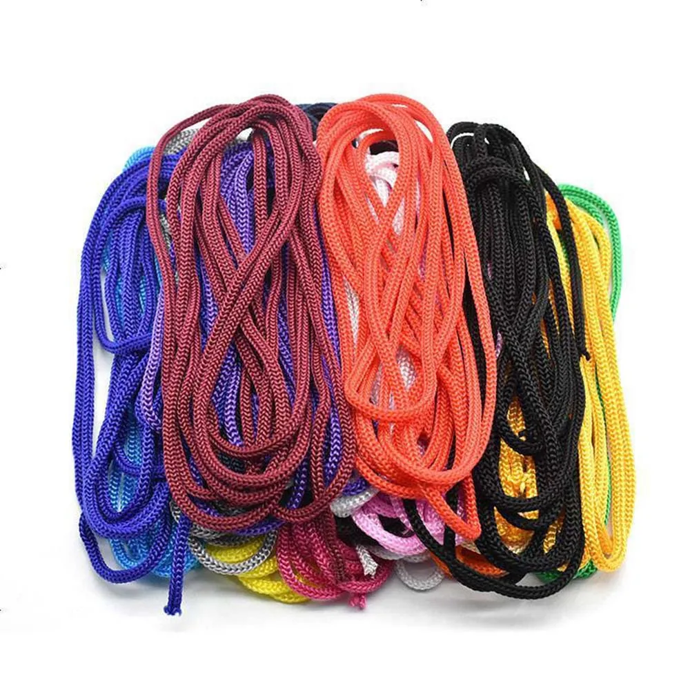 3mm 5/10/20/40/60meter Color Nylon Rope Cord Thread Crochet Hollow Line ...