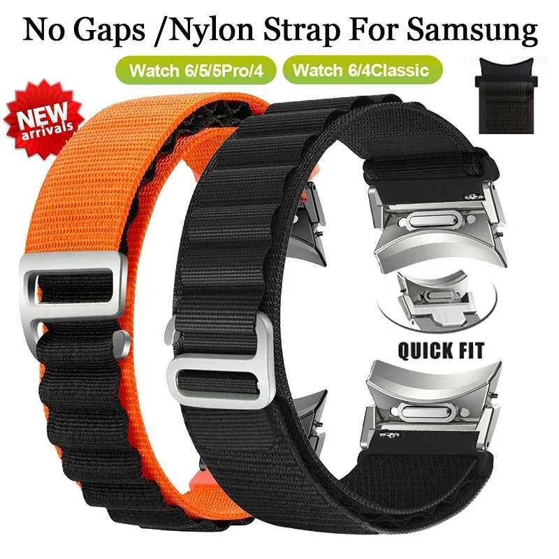 Alpine-Loop-Nylon-Strap-For-Samsung-Galaxy-Watch-4-5-6-44-40mm-6 ...