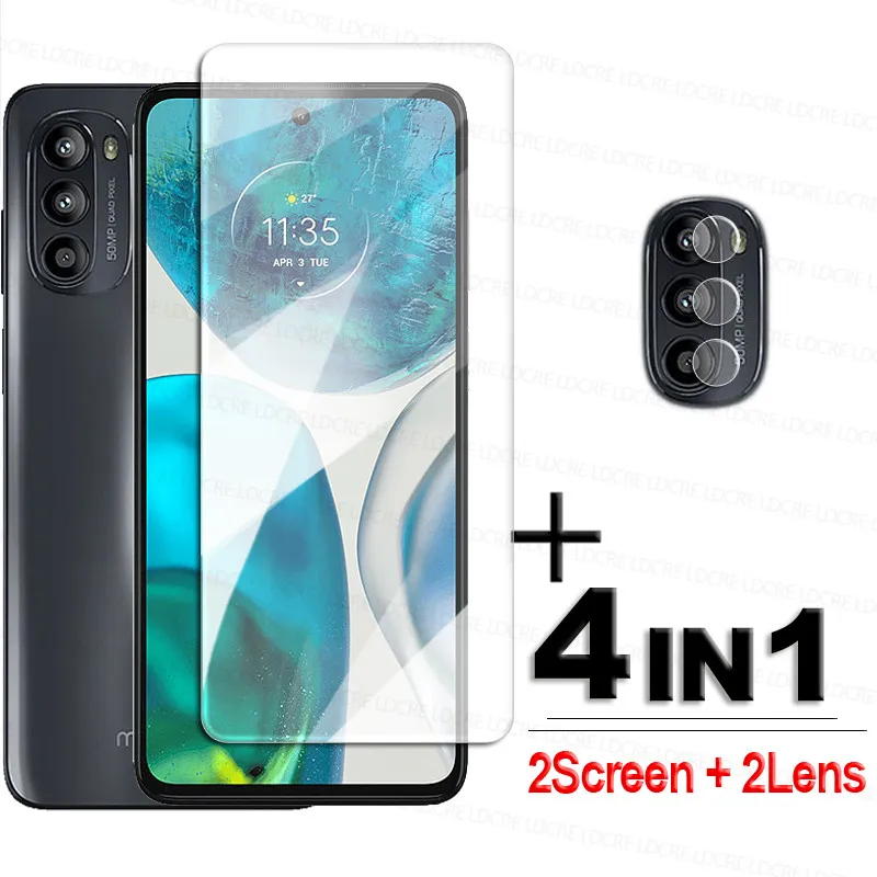 Clear Screen Protector For Motorola Moto G52 Tempered Glass Moto G52 4G ...