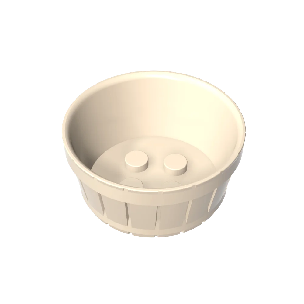 Gobricks-GDS-M235-Barrel-Half-Large-compatible-with-lego-4424-Assembles ...