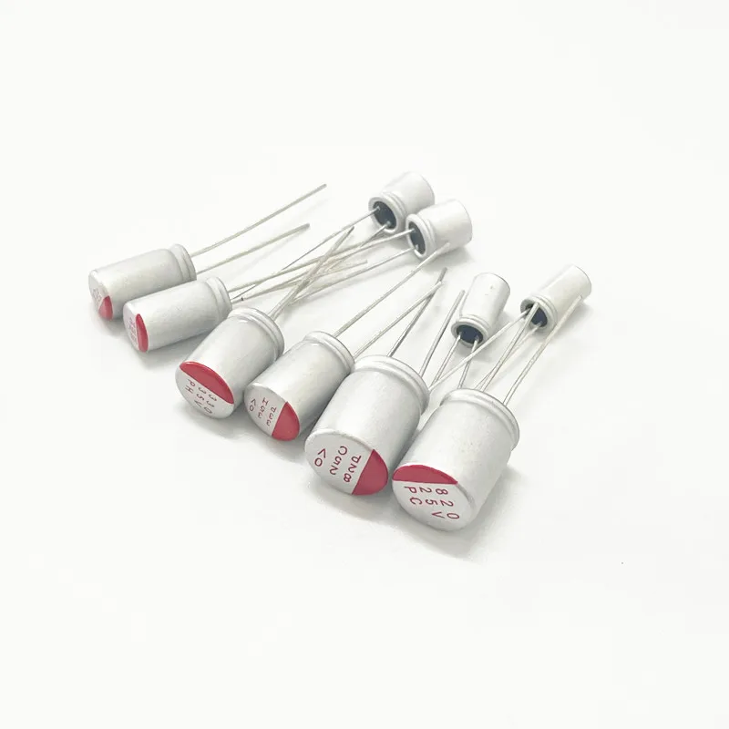 10pcs Dip Solid Electrolytic Capacitor 10v 25v 35v 10uf 22uf 47uf 68uf ...