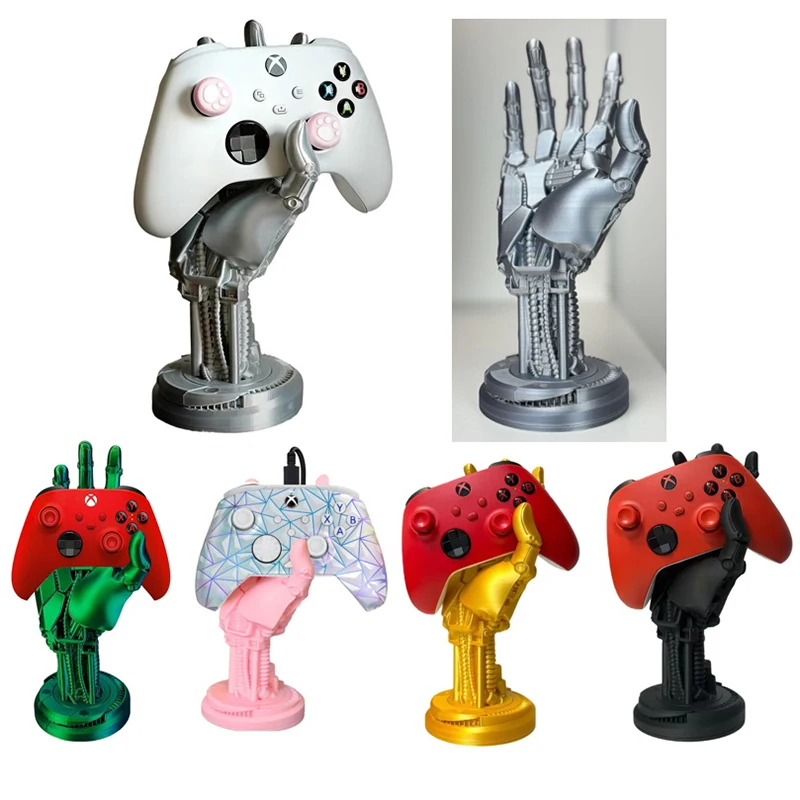 Cyberpunk-Robotic-Arm-Integrated-Handle-Bracket-Game-Controller-Holder ...