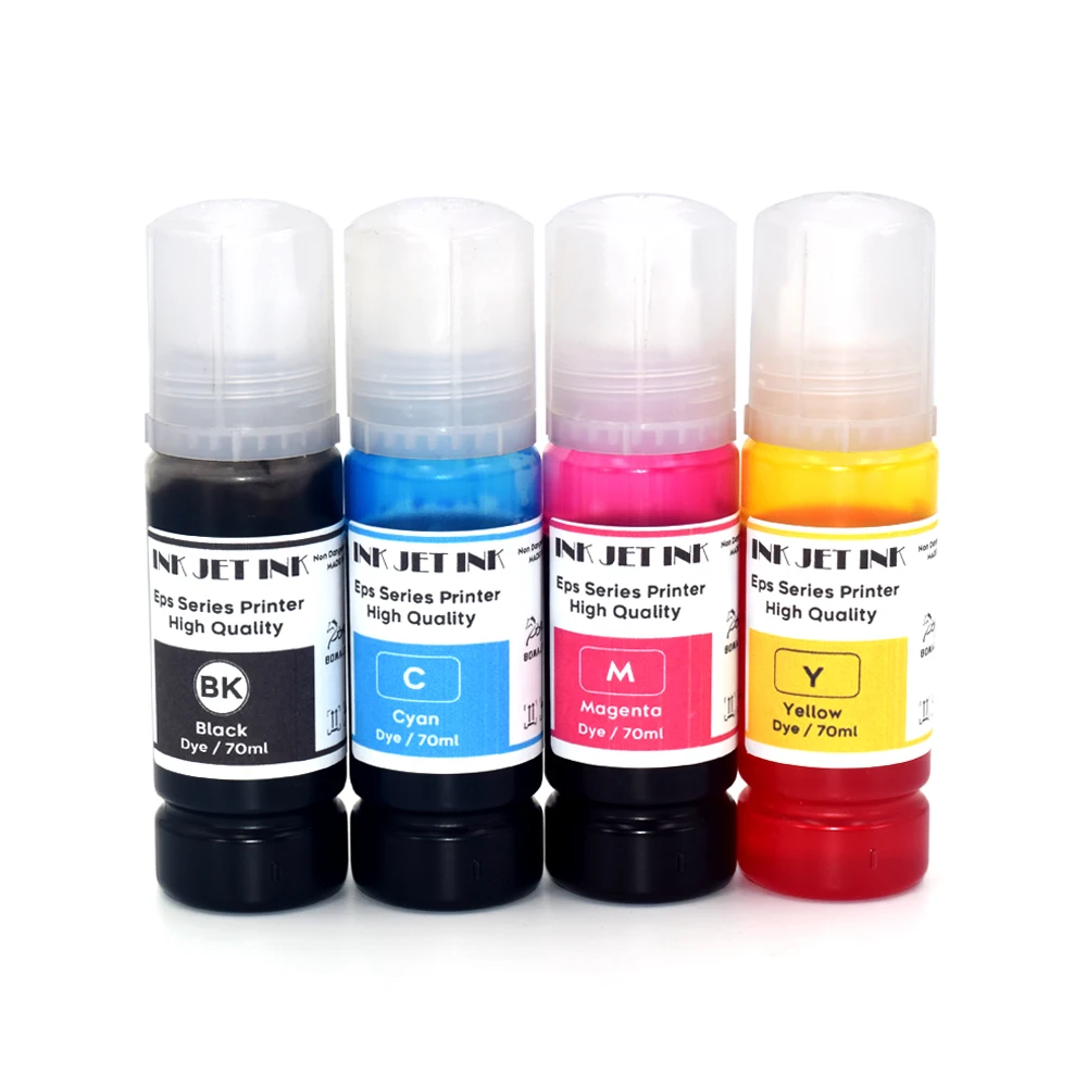 4-Color-103-104-Refill-Dye-Ink-For-Epson-Eco-Tank-L1110-L3100-L3110 ...