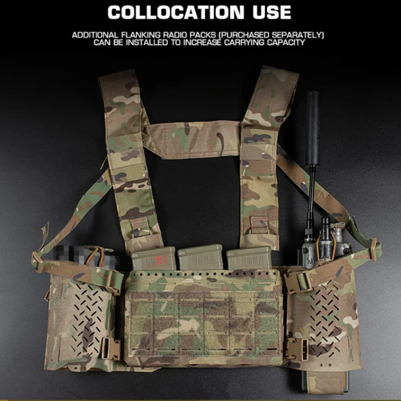 MOLLE MK5 Chest Rig SS MKV Micro Fight Chassis Placard Hook Loop ...