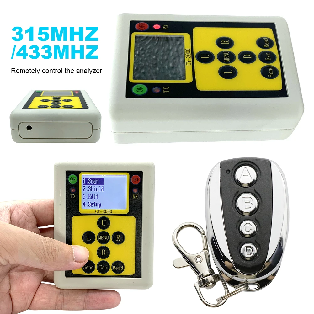 315MHZ-433MHZ-Handheld-Remote-Control-Analyzer-Frequency-Meter-2-400mAh ...