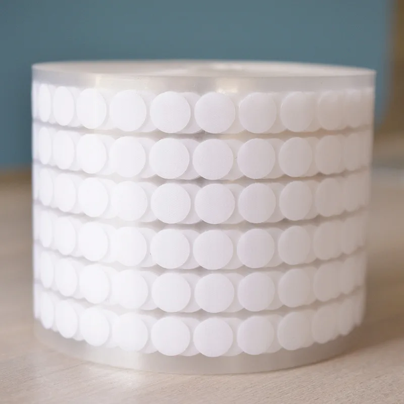 5000-1000pair-Transparent-Black-White-Dot-Sticker-Self-Adhesive ...