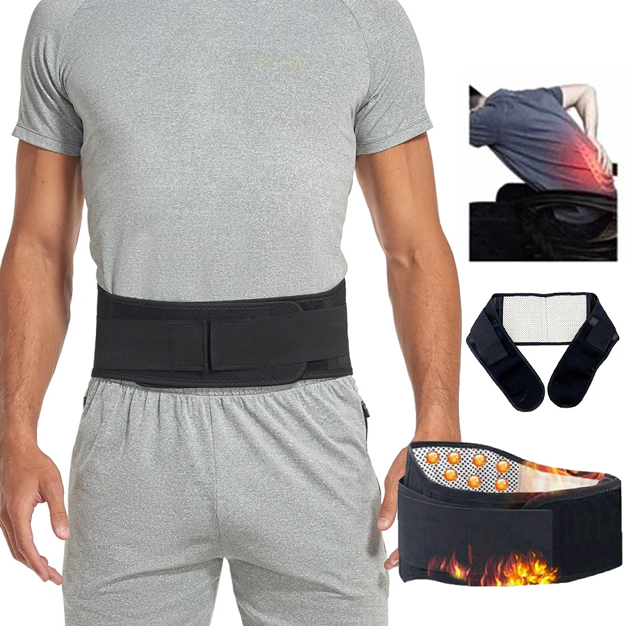 Waist-Brace-Support-Belt-Band-Self-Heating-Lower-Back-Supports-Magnetic ...