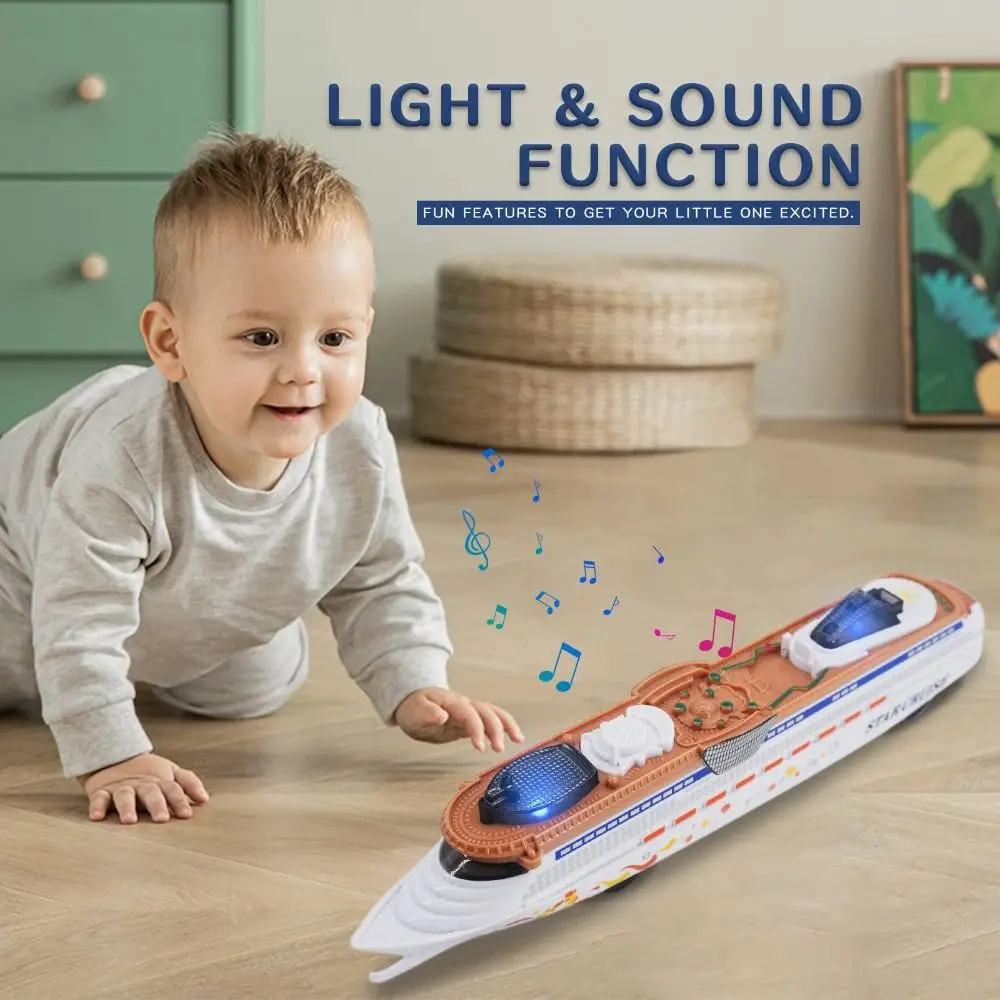 Cruise-Ship-Model-Toy-Ocean-Liner-Boat-Toy-with-Light-and-Sound-for ...