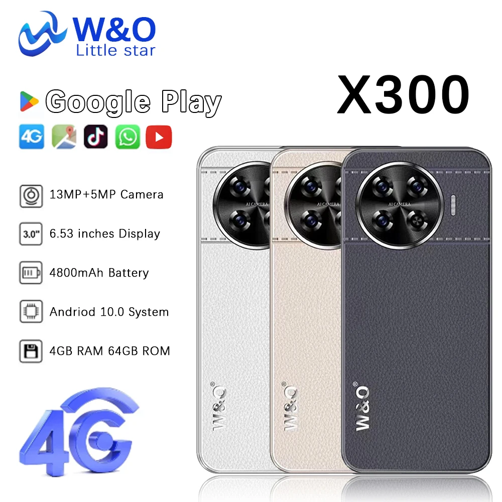 W-O-X300-Ultra-fino-Smartphone-Android-4G-Celular-Telem-veis-6-53 ...