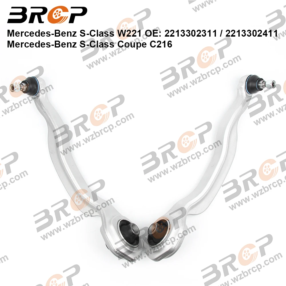 BRCP-Pair-Front-Lower-Suspension-Bent-Control-Arm-For-Mercedes-Benz-S ...