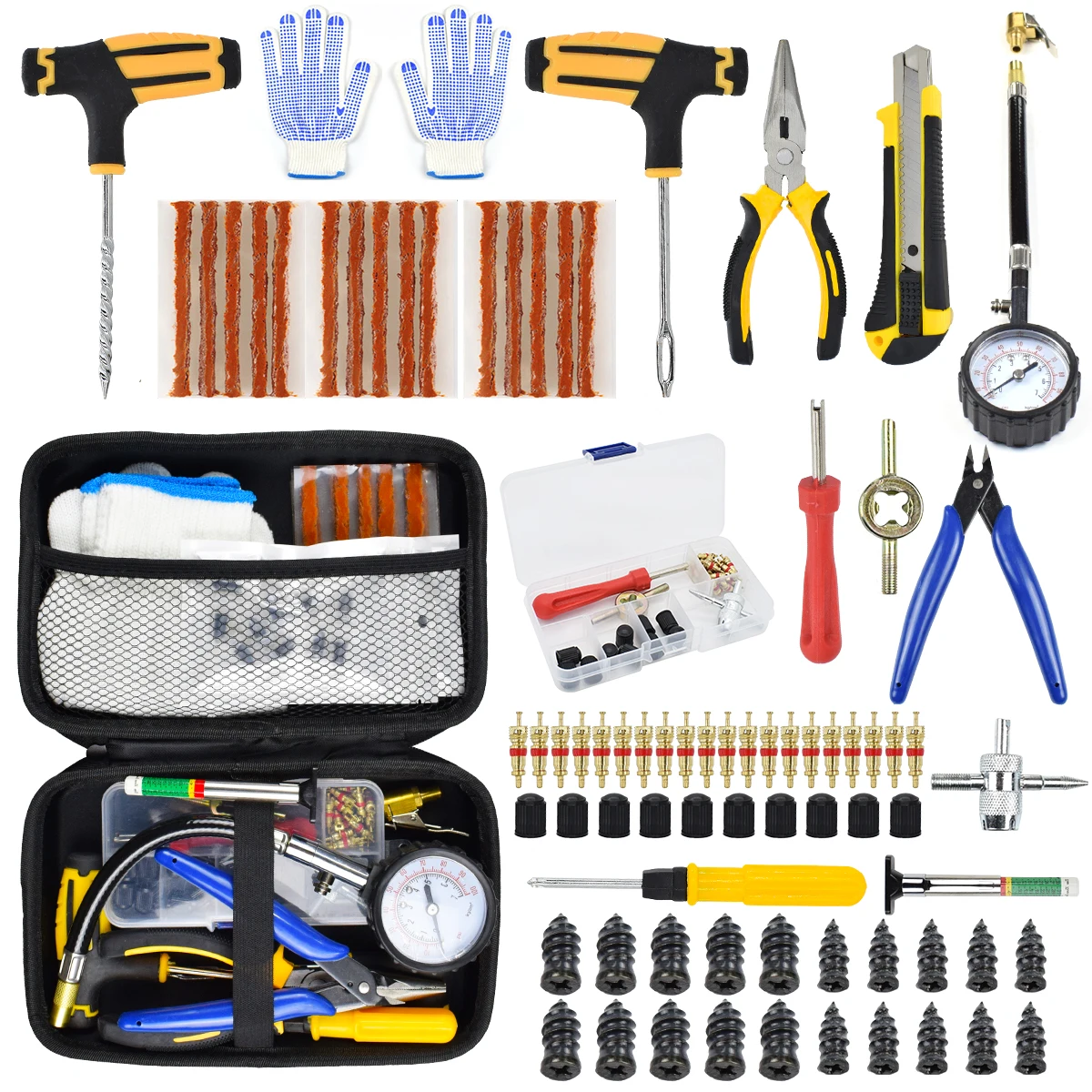 Car-Tire-Repair-Tool-Kit-Studding-Tool-Set-Auto-Bike-Puncture-Plug ...