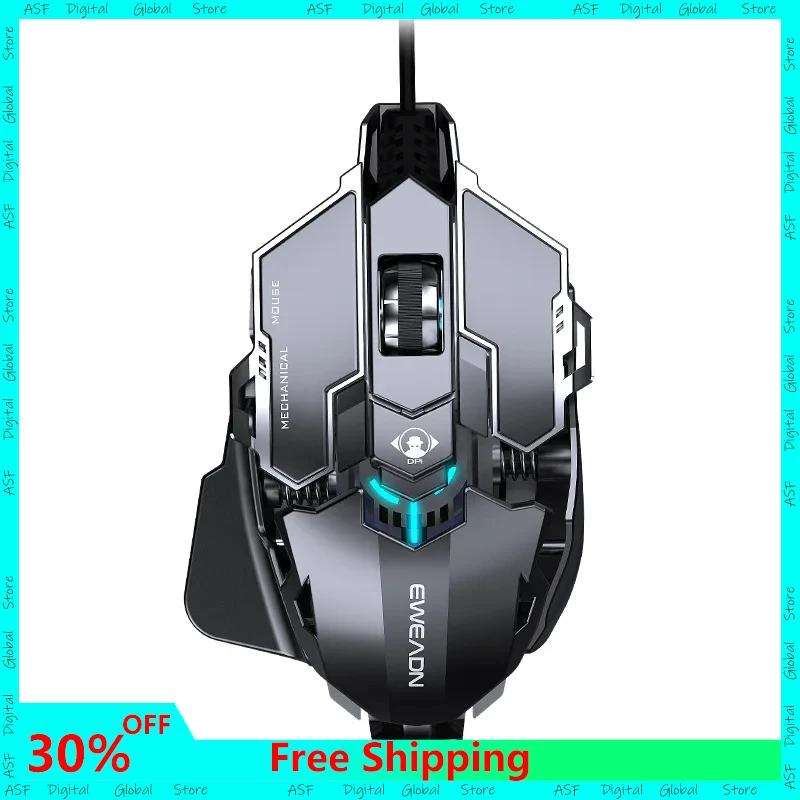 MK500-MK200-Wired-Mechanical-Mouse-Macro-Programming-Light-emitting ...