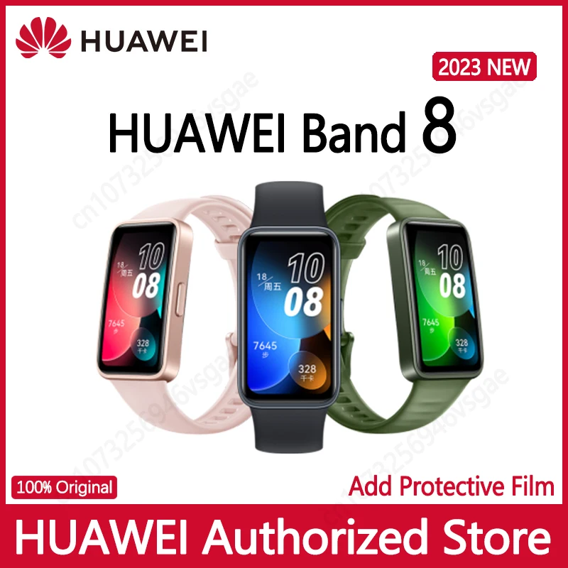 Huawei-bracelet Connecté Band 8, Avec Écran Amoled 2023, Capteur D ...