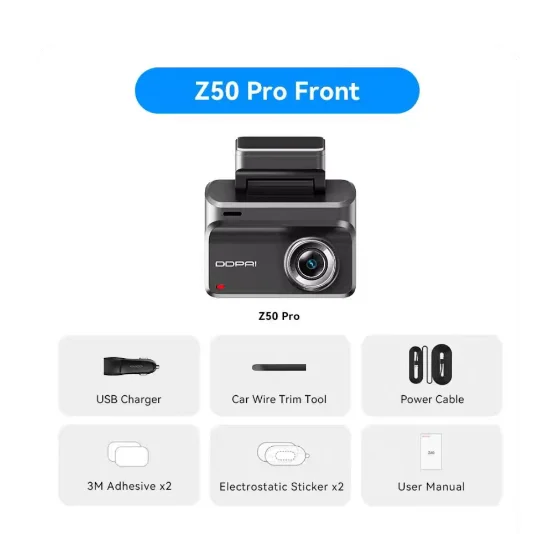 2025 hot sale DDPAI Z50 Pro Mini Car Dash Cam Dual High Dual Lens ...