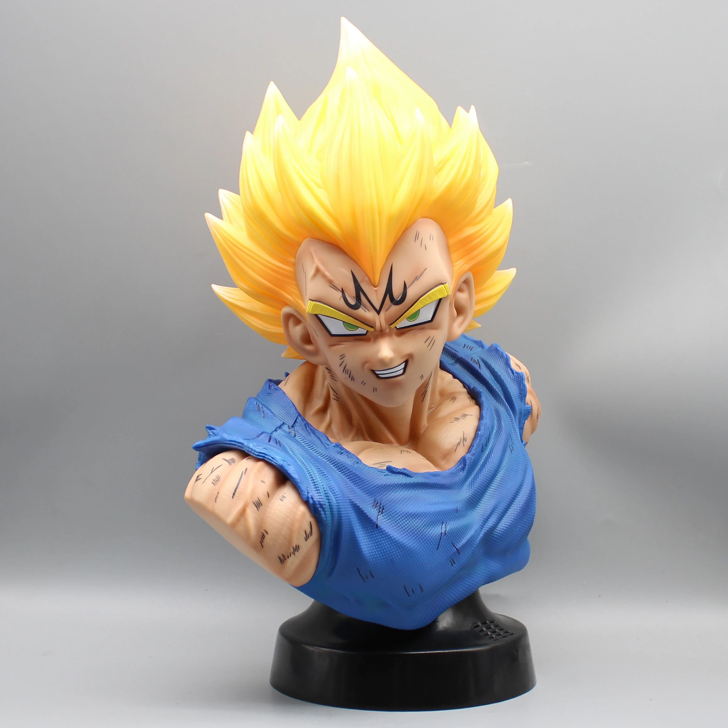 27cm-Dragon-Ball-Gk-Demonized-Vegeta-1-1-Strong-Bust-Yellow-Hair-Super ...