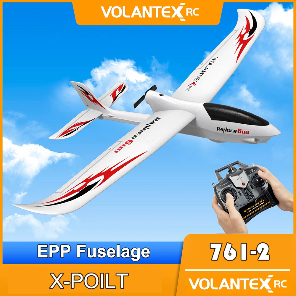 Volantex-761-2-RC-Airplane-2-4GHz-3-Channel-Gyro-Ranger-600-RC-Plane ...