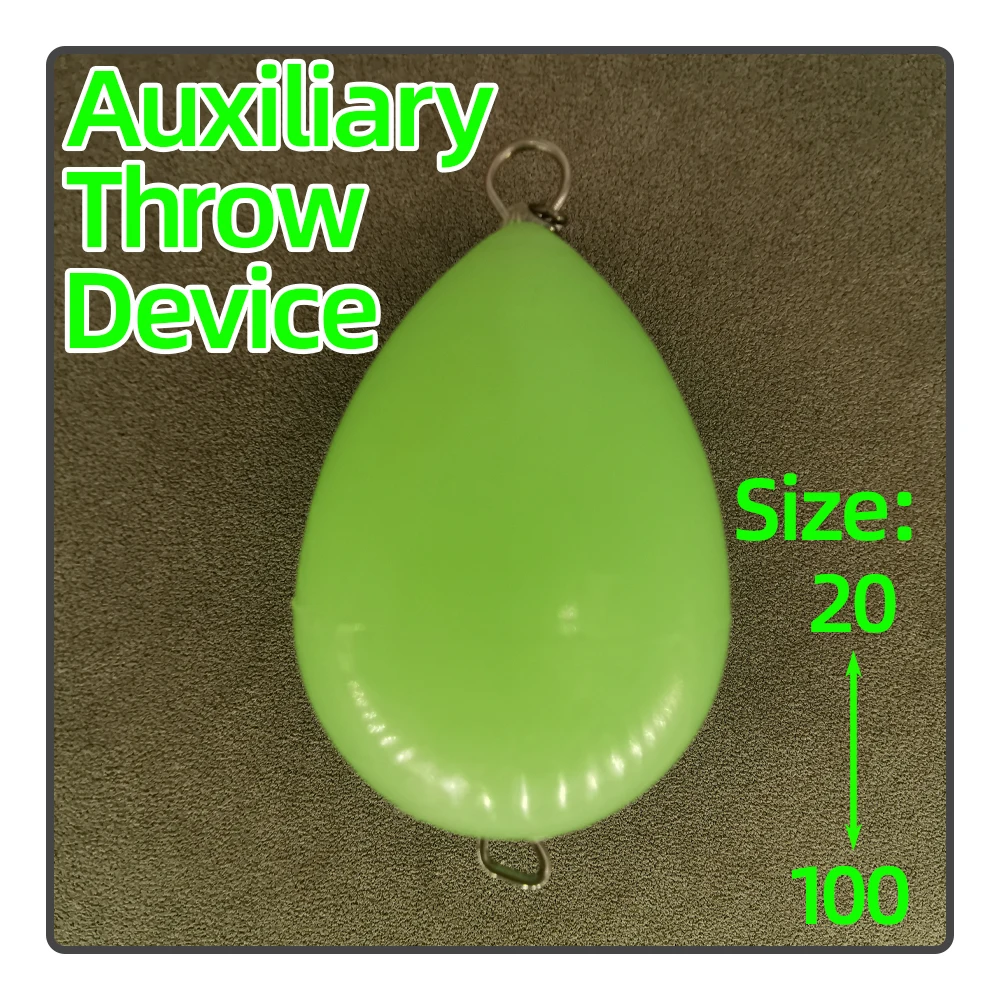Night Fishing Solid Float Egg-Shaped Luminous Floating Water Casting ...