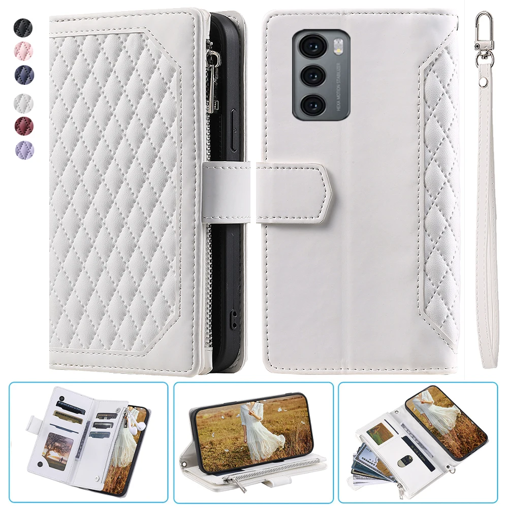 For-LG-Wing-5G-Fashion-Small-Fragrance-Zipper-Wallet-Leather-Case-Flip ...