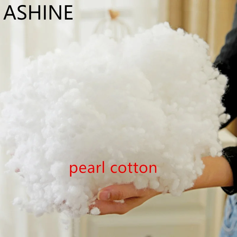 1000g Polyester Fiber filling Pearl PP Cotton Feather velvet Stuffing ...