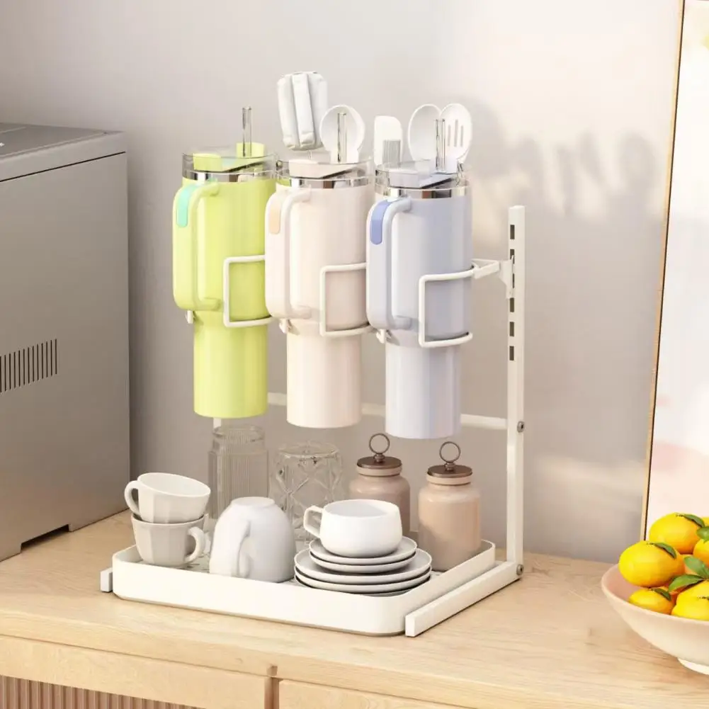 Kitchen-Supplies-Holder-Water-Bottle-Organizer-Carbon-Steel-Cup-Bottle ...
