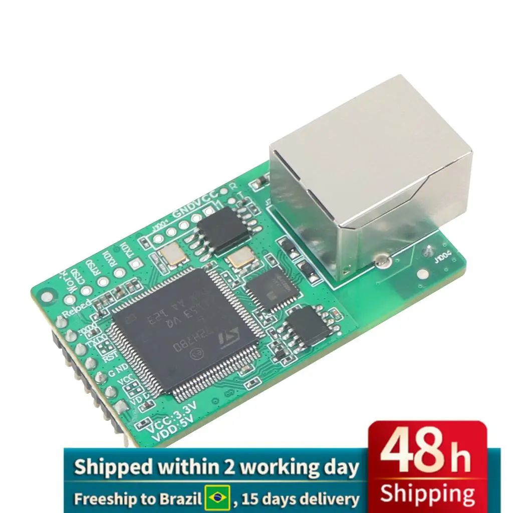 Upgraded-USR-TCP232-E2-Pin-Type-Serial-UART-TTL-to-LAN-Module-Ethernet ...