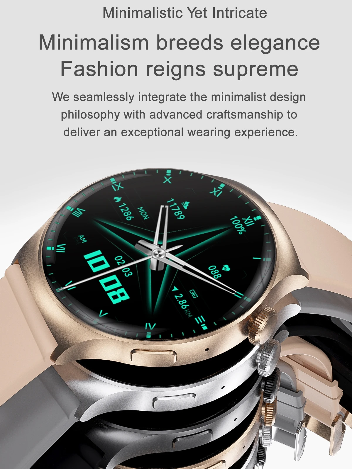 Watches-for-girls-44mm-dial-multi-function-watch-with-Bluetooth-call ...