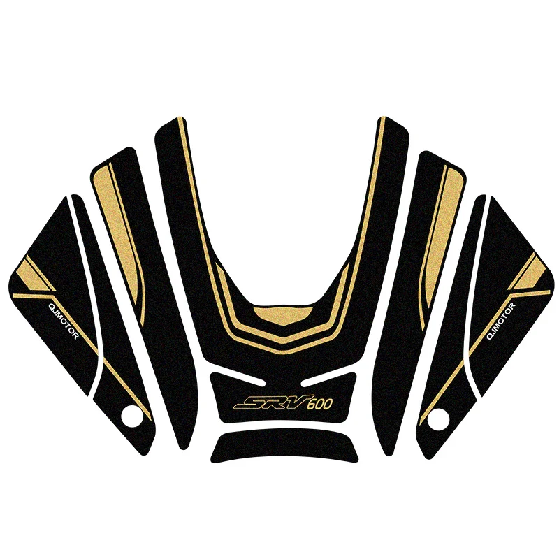 FOR-QJMOTOR-SRV600-Motorcycle-Accessories-Tank-Pad-Gas-Fuel-Sticker ...