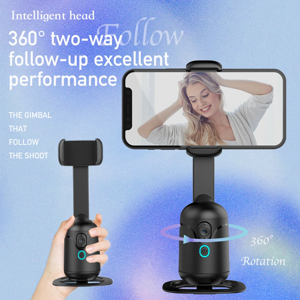 Ai-Auto-Tracking-Gimbal-Stabilizer-Tripod-Wirelss-360-Rotation-Selife ...