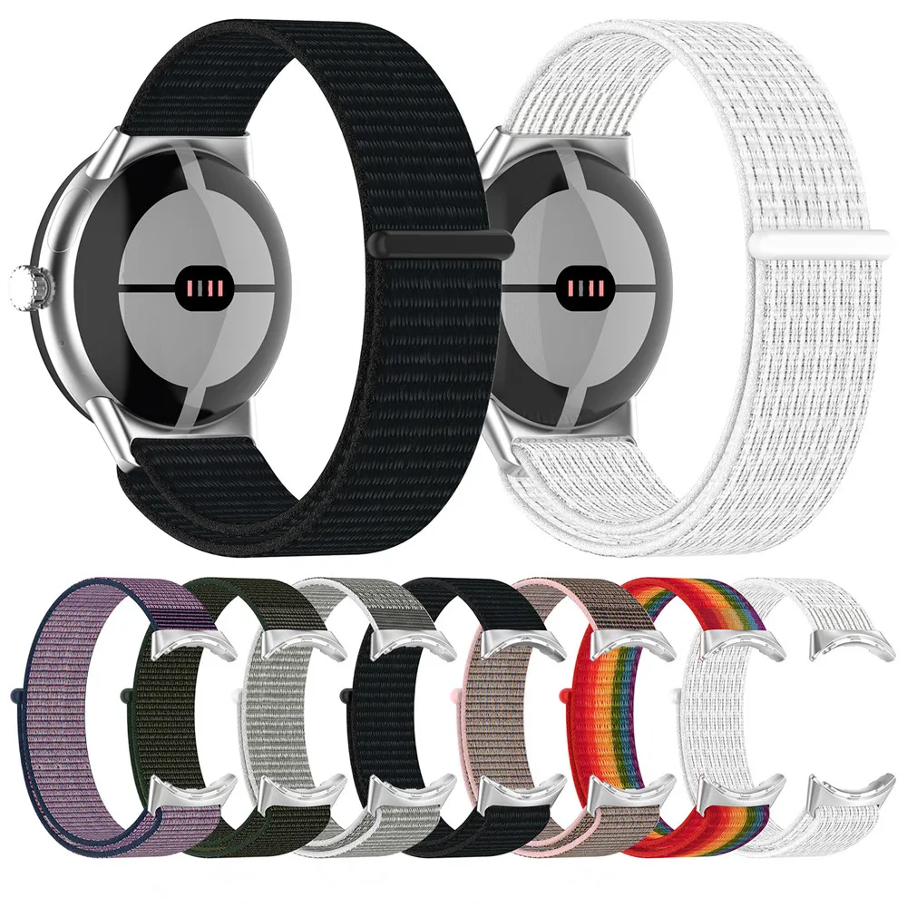 Watchband for Google Pixel Watch 2 Strap Nylon Loop Sport Watch Band ...