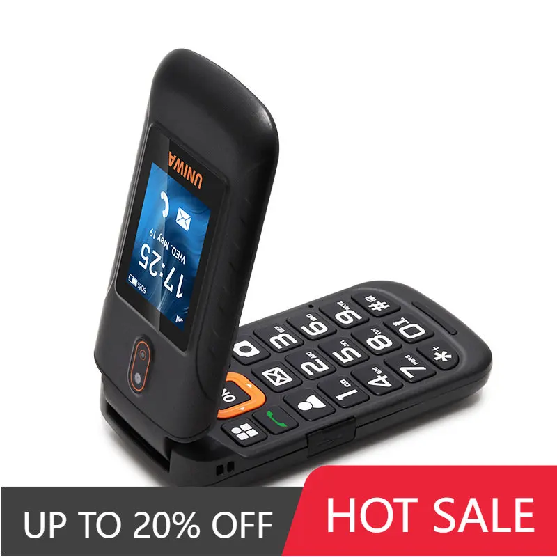 New-4G-elderly-phone-with-flip-dual-screen-and-base-charging-VoLTE ...