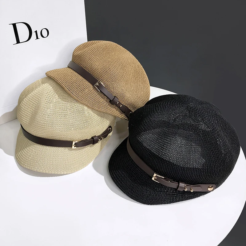 New-Hollow-Open-Octagonal-Hat-Ladies-Summer-Travel-All-match-Sunscreen ...