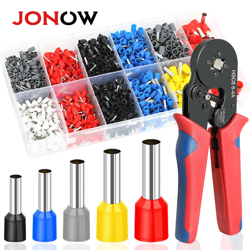1200PCS-Tubular-Crimp-Terminals-Electrical-Wire-Cable-Ferrules ...