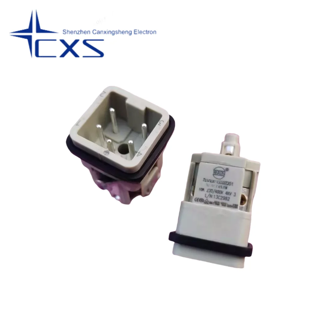 HA-004-M-Male-5-Pin-10A-WAIN-Connector-09200042611-HA-004-F-Female ...